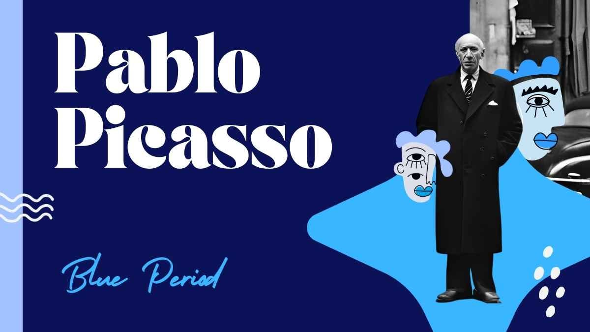 Biografía de Pablo Picasso Diapositivas del período azul - Slides gratis