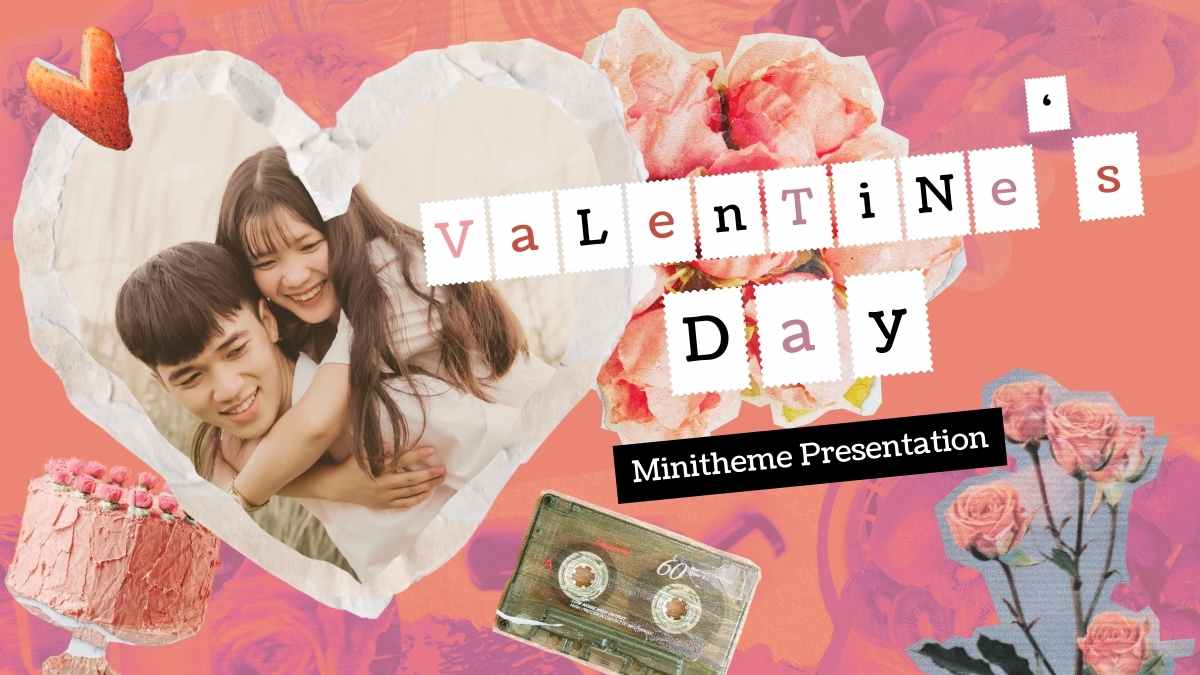 Collage de diapositivas con minitemas del Día de San Valentín - Slides ...