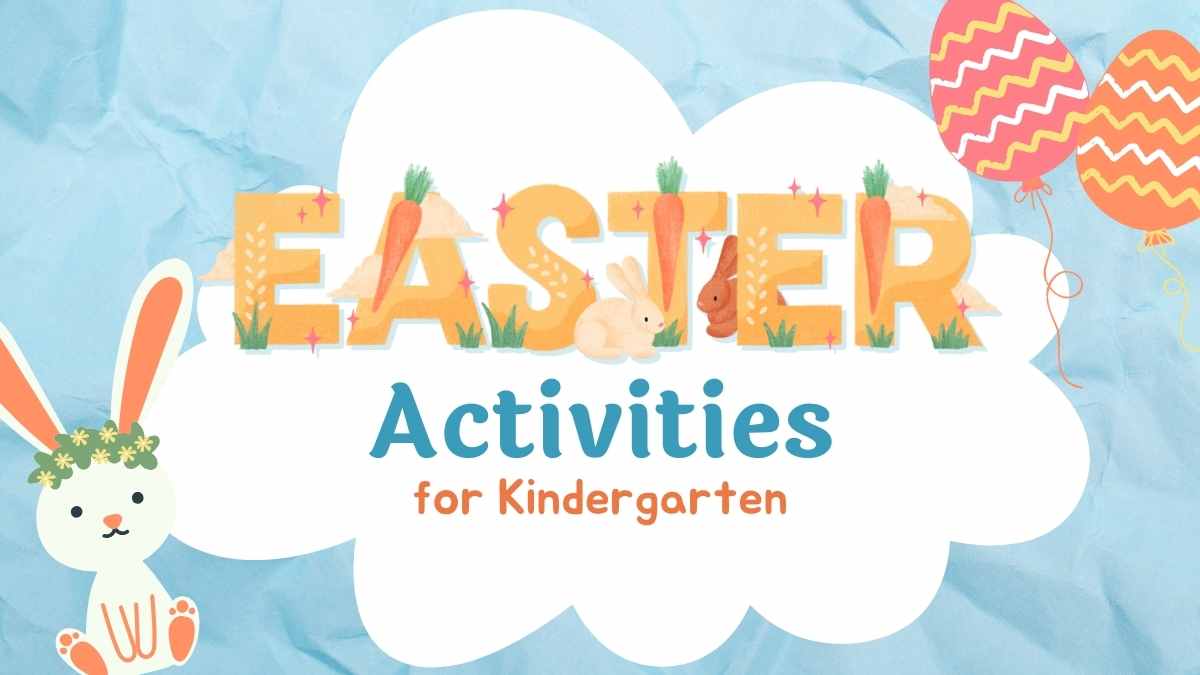 Lindas actividades de Pascua para diapositivas de jardín de infantes ...
