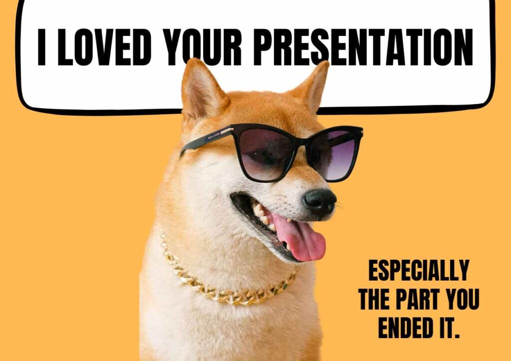 Diapositivas de memes de fin de presentación - Slides gratis