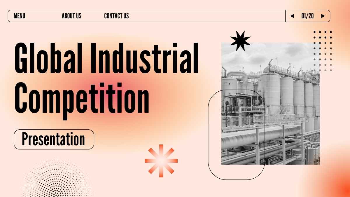 Diapositivas sobre la competencia industrial global - Slides gratis