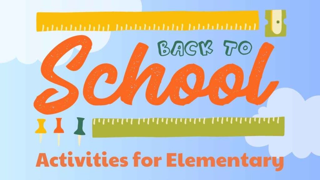 Actividades ilustradas de regreso a clases para diapositivas de ...