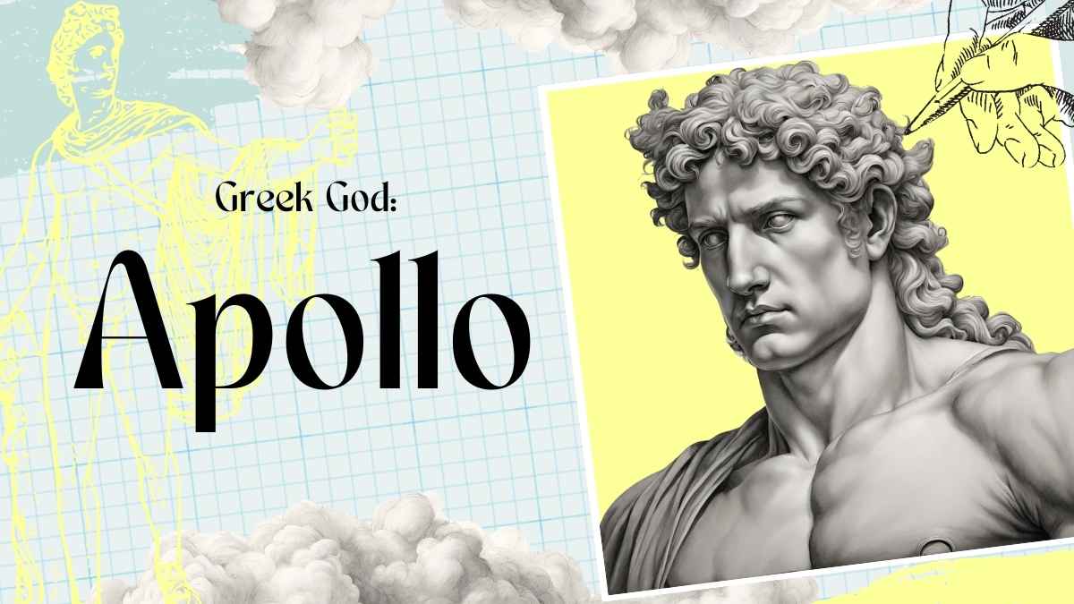 Dios griego ilustrado: diapositivas de Apolo - Slides gratis
