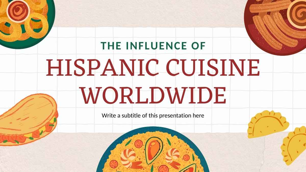 La influencia de la cocina hispana en todo el mundo Diapositivas ...
