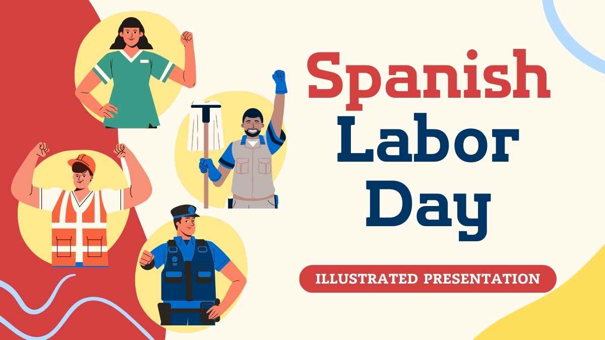Día del Trabajo Español Ilustrado - Slides gratis