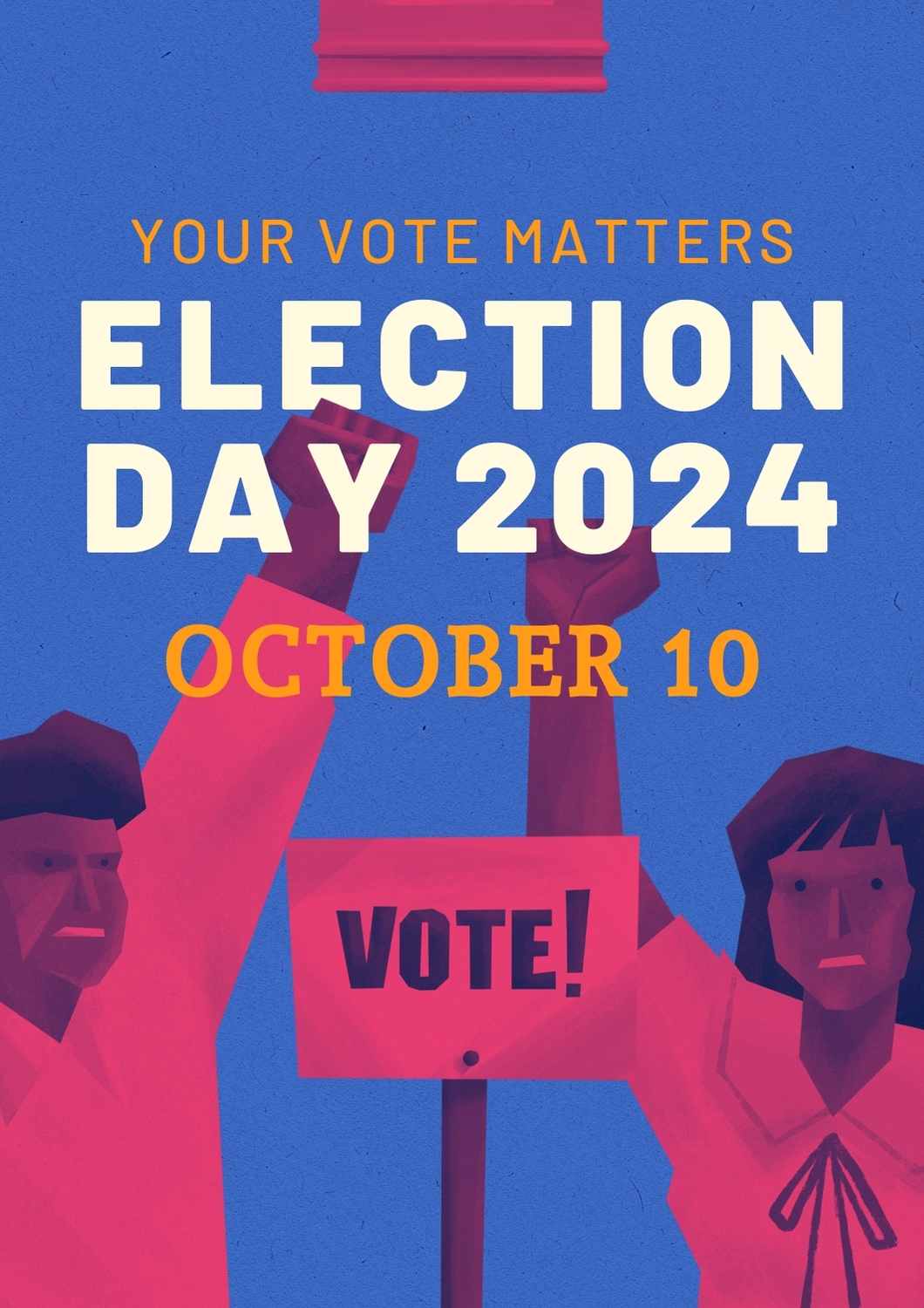 Póster del día de las elecciones - Slides gratis
