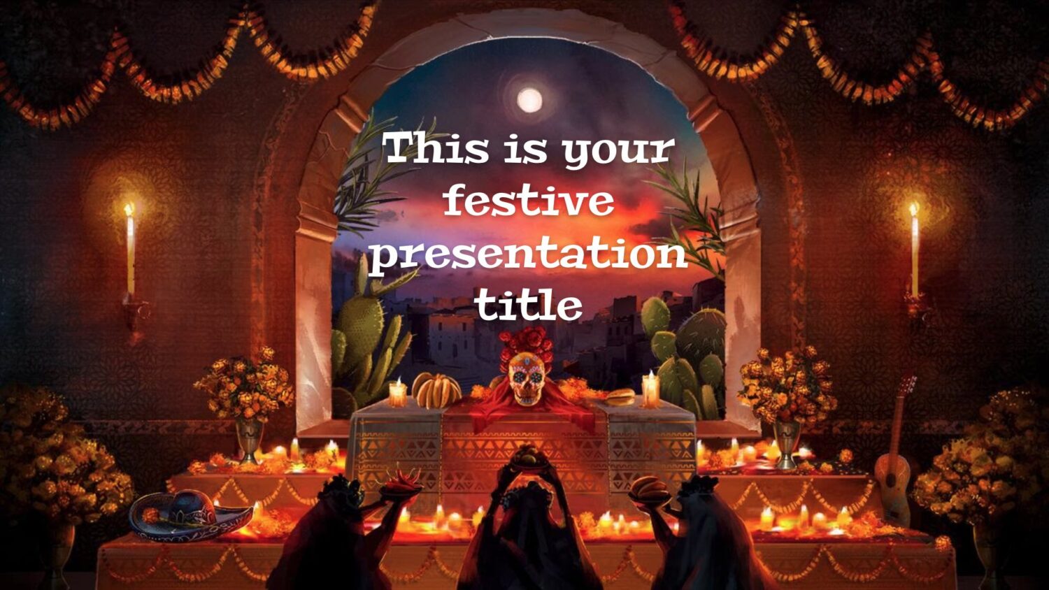 Diapositivas del Día de Muertos - Slides gratis