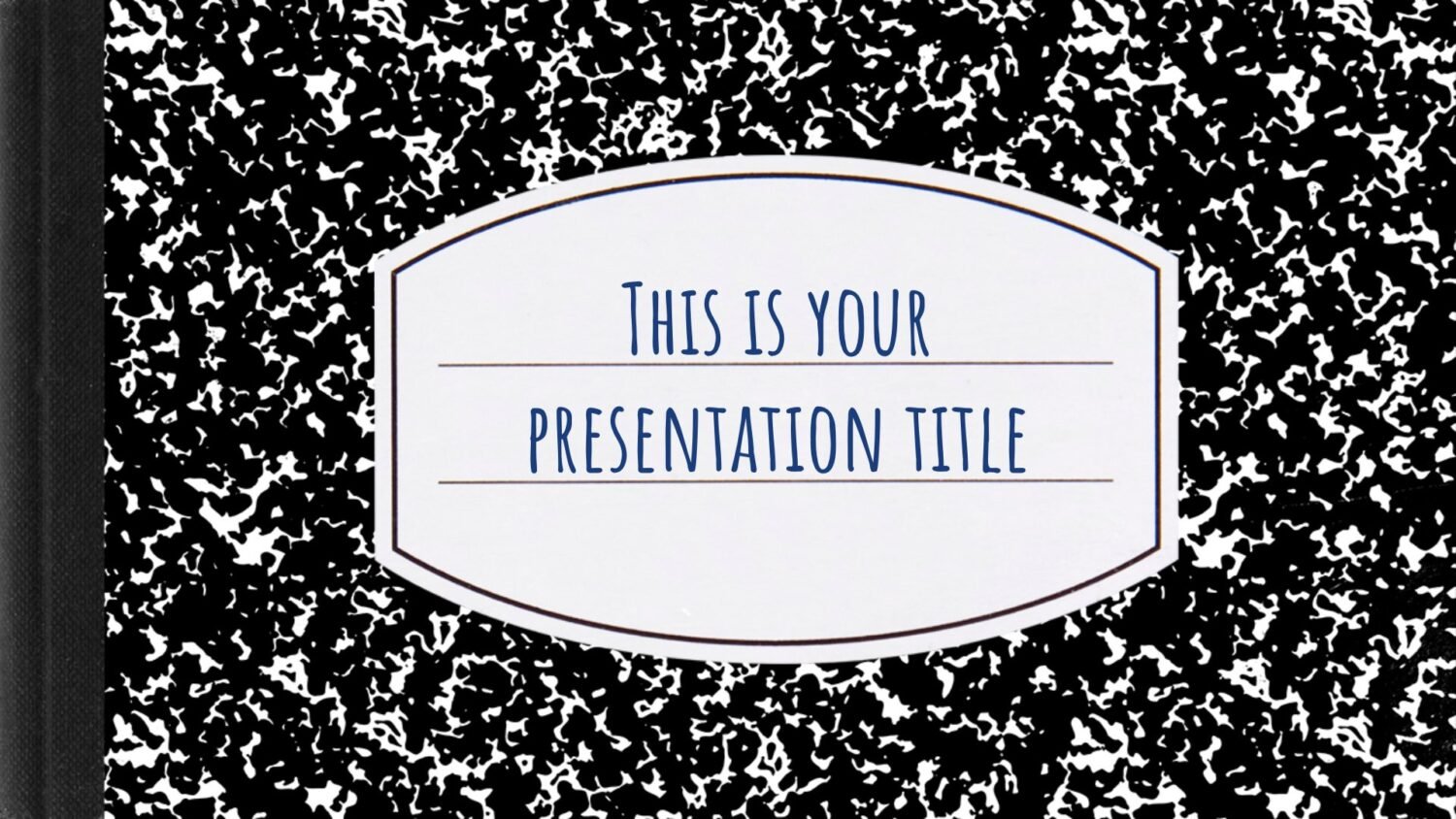 Diapositivas del libro de composición - Slides gratis
