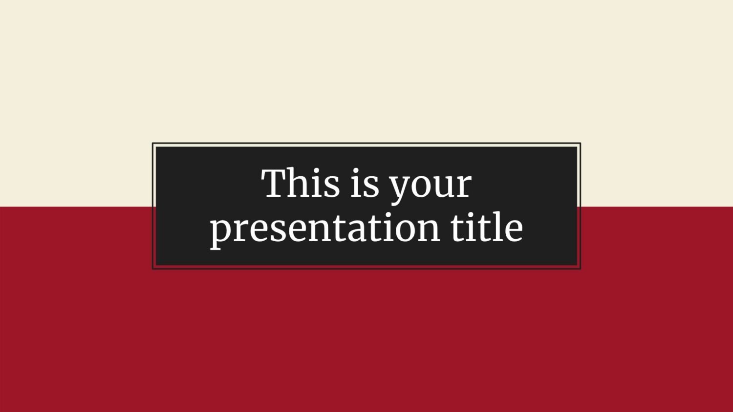 Diapositivas formales mínimas - Slides gratis